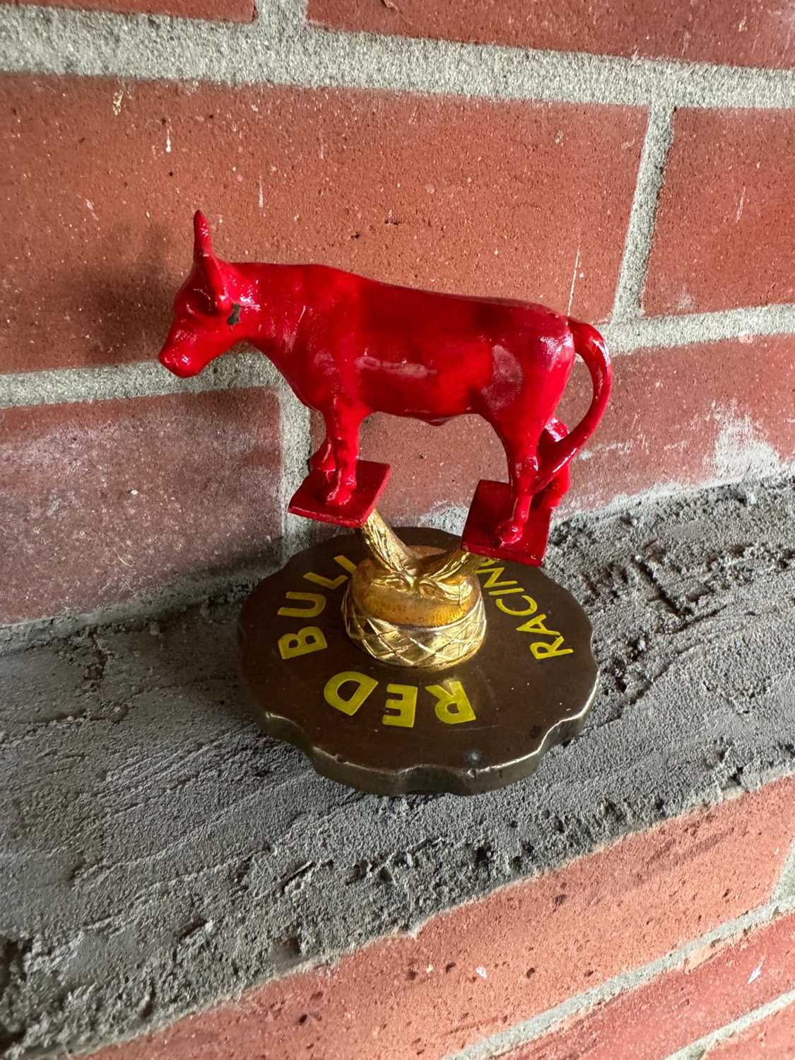 Lot 557 - RED BULL RACING MASCOT 5" X 4"