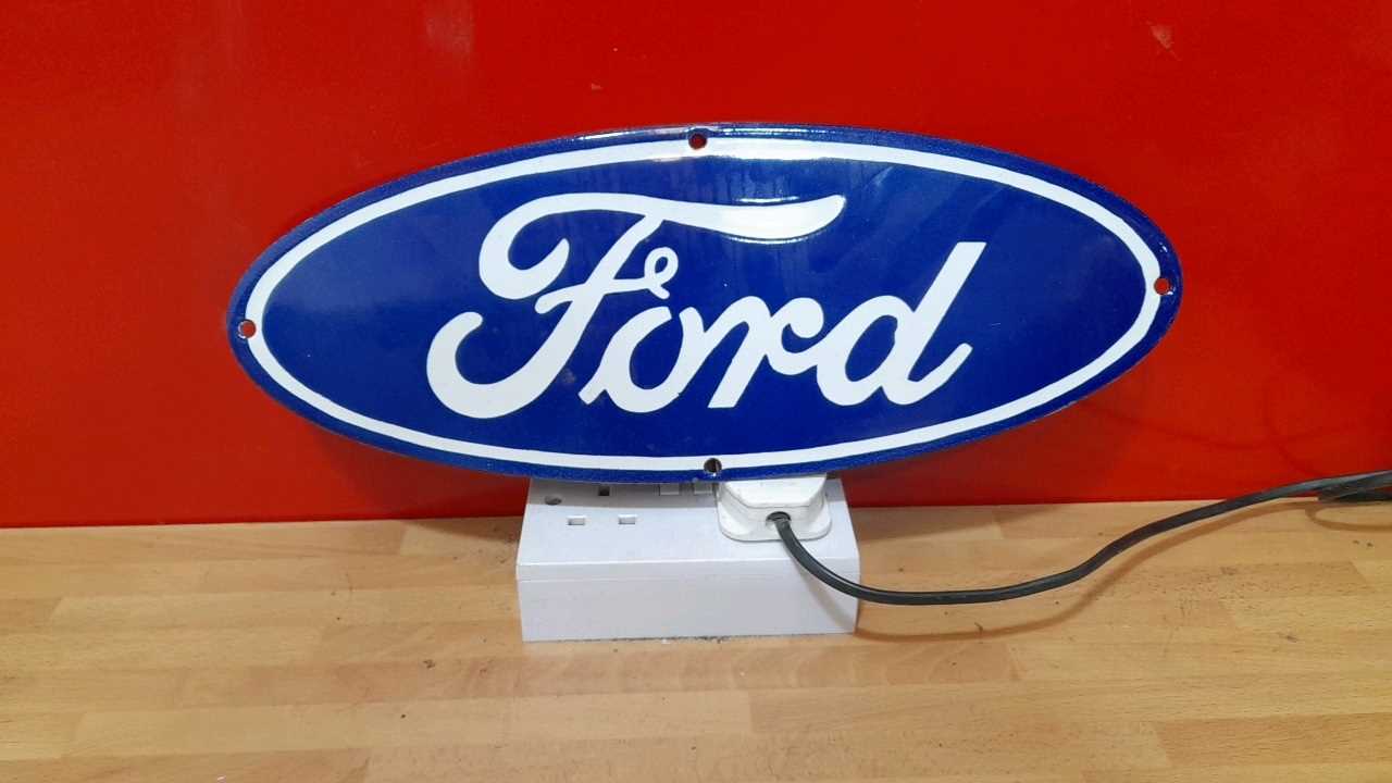 Lot 259 - ENAMEL FORD SIGN