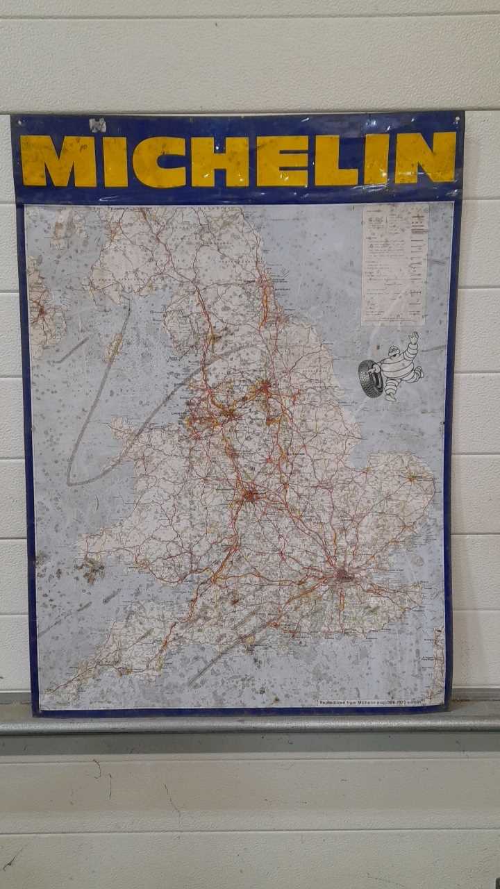 Lot 51 - MICHELIN MAP OF BOTTOM OF SCOTLAND AND