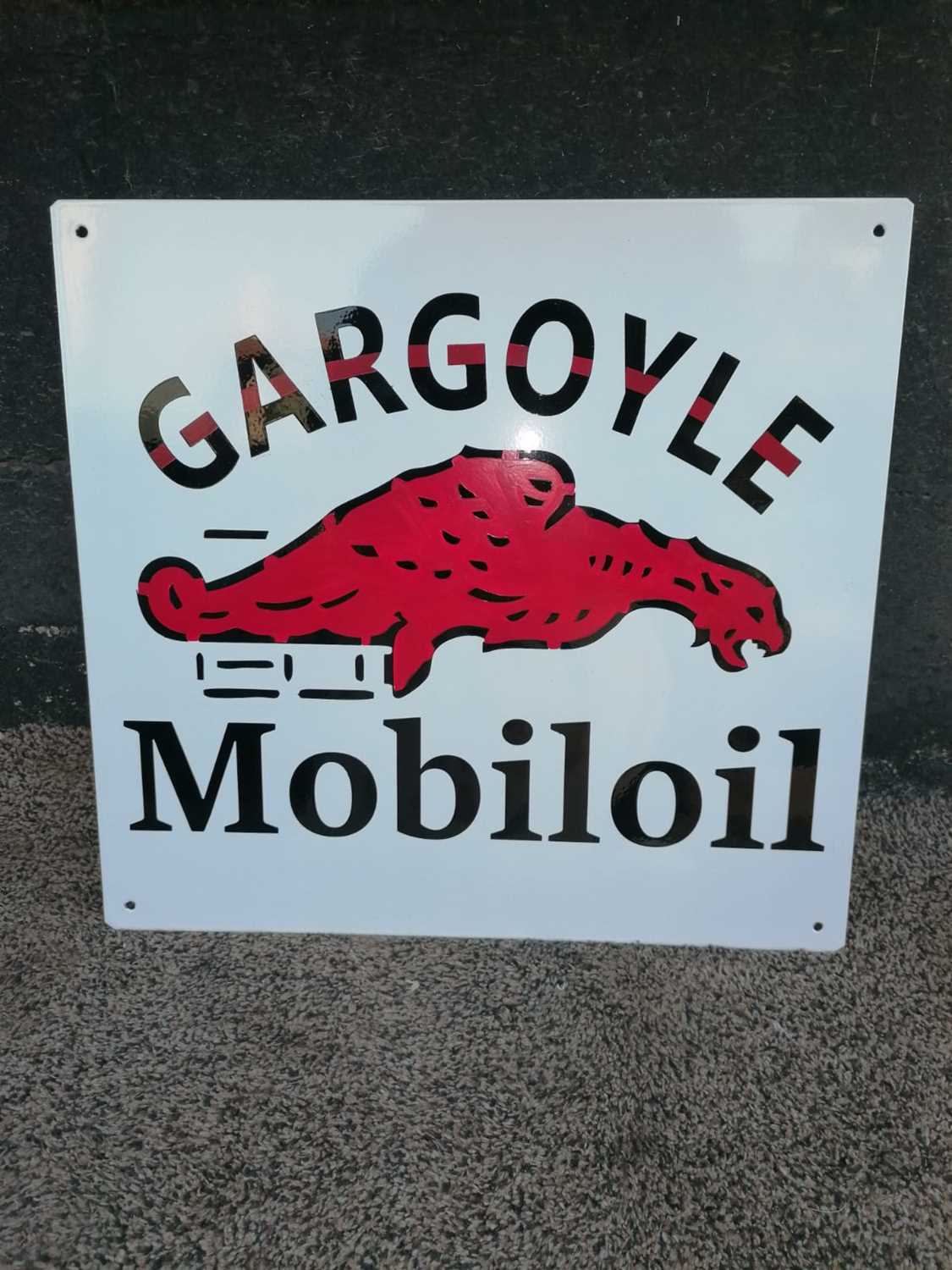 Lot 531 - GARGOYLE MOBIL OIL SIGN 16" X 14"