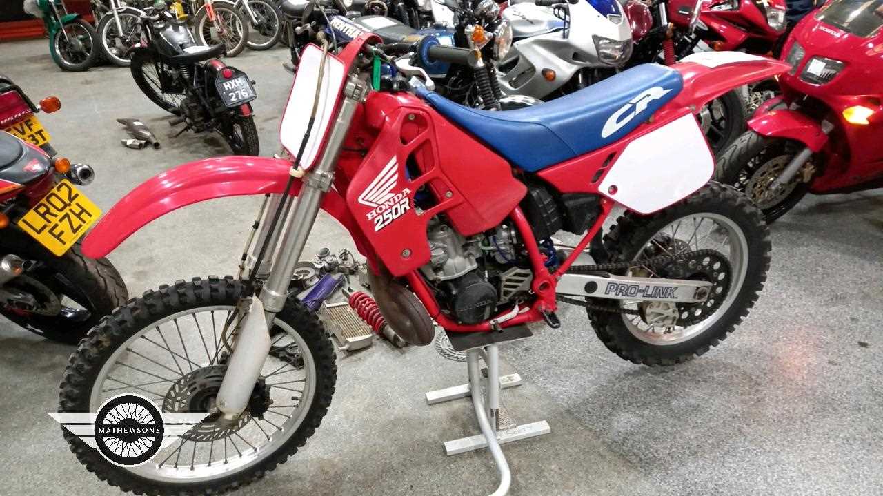 Lot 778 - 1989 HONDA CR250R