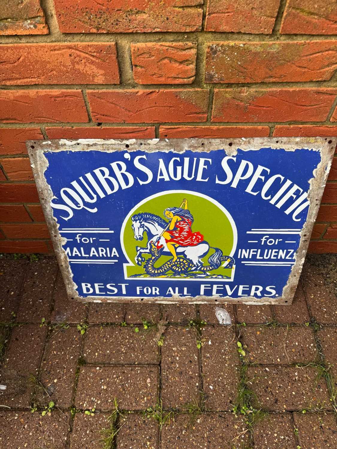 Lot 171 - SQUIBB'S SPECIFIC SIGN