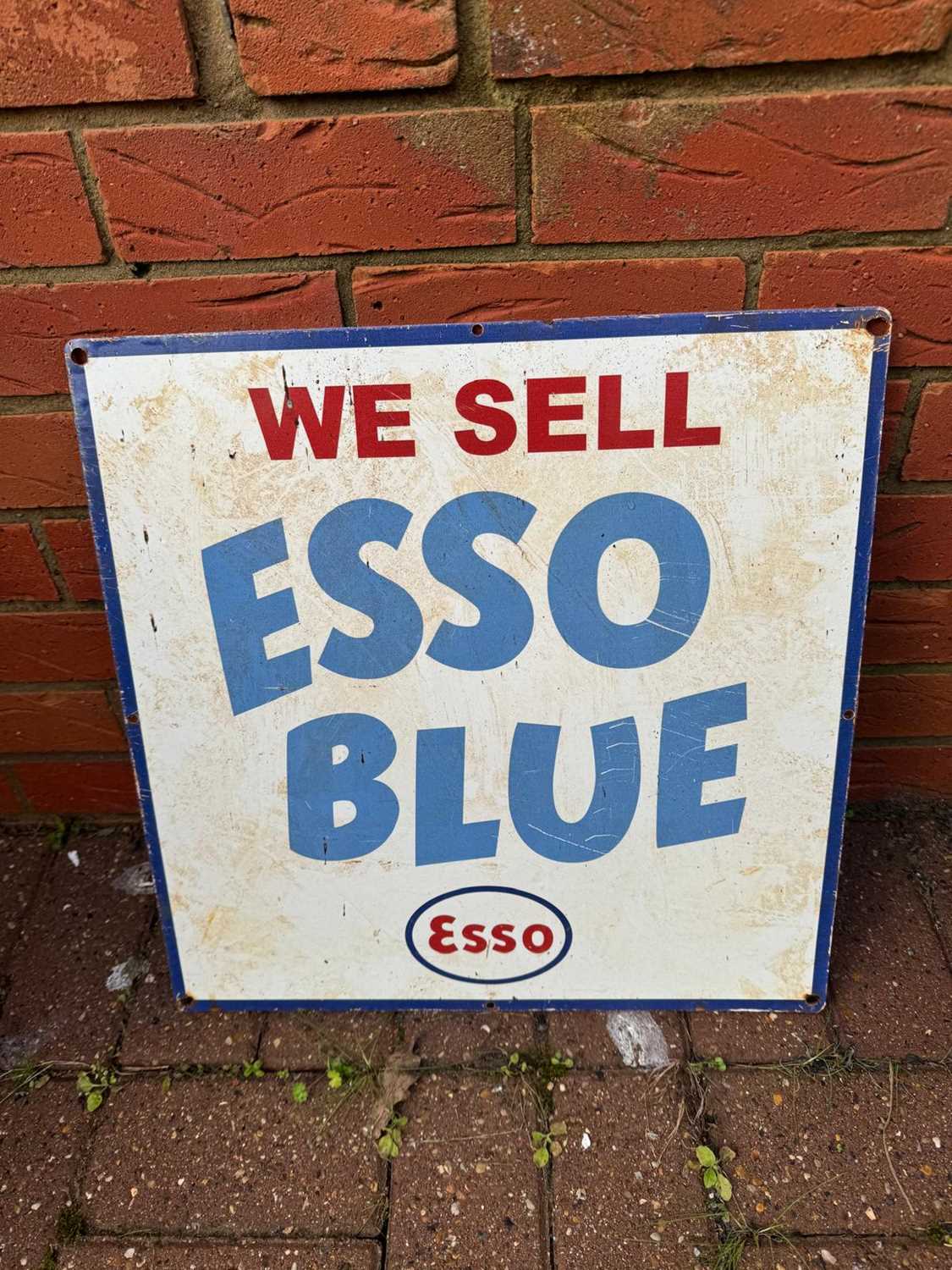 Lot 195 - WE SELL ESSO BLUE SIGN