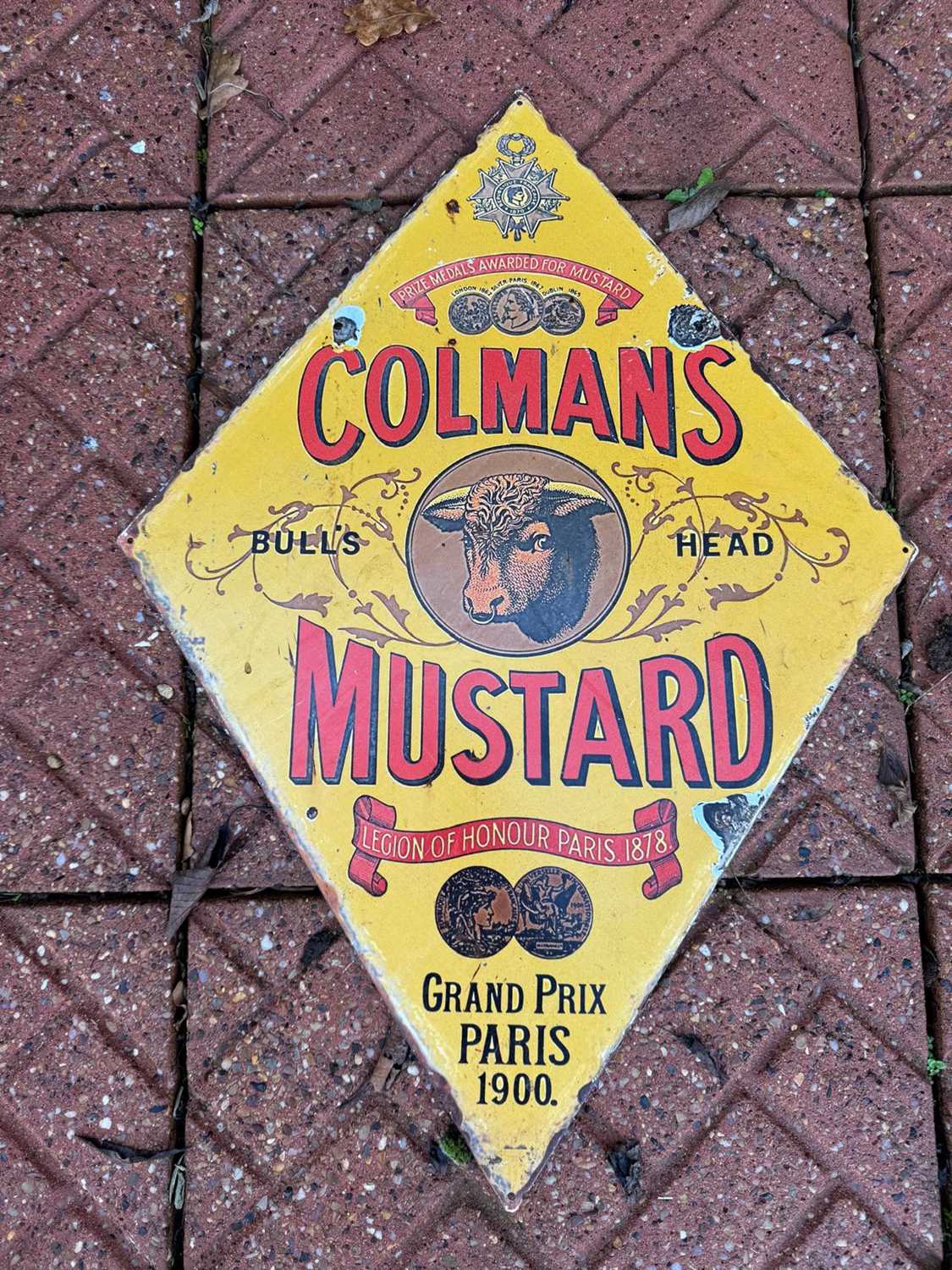 Lot 347 - COLMAN'S MUSTARD SIGN
