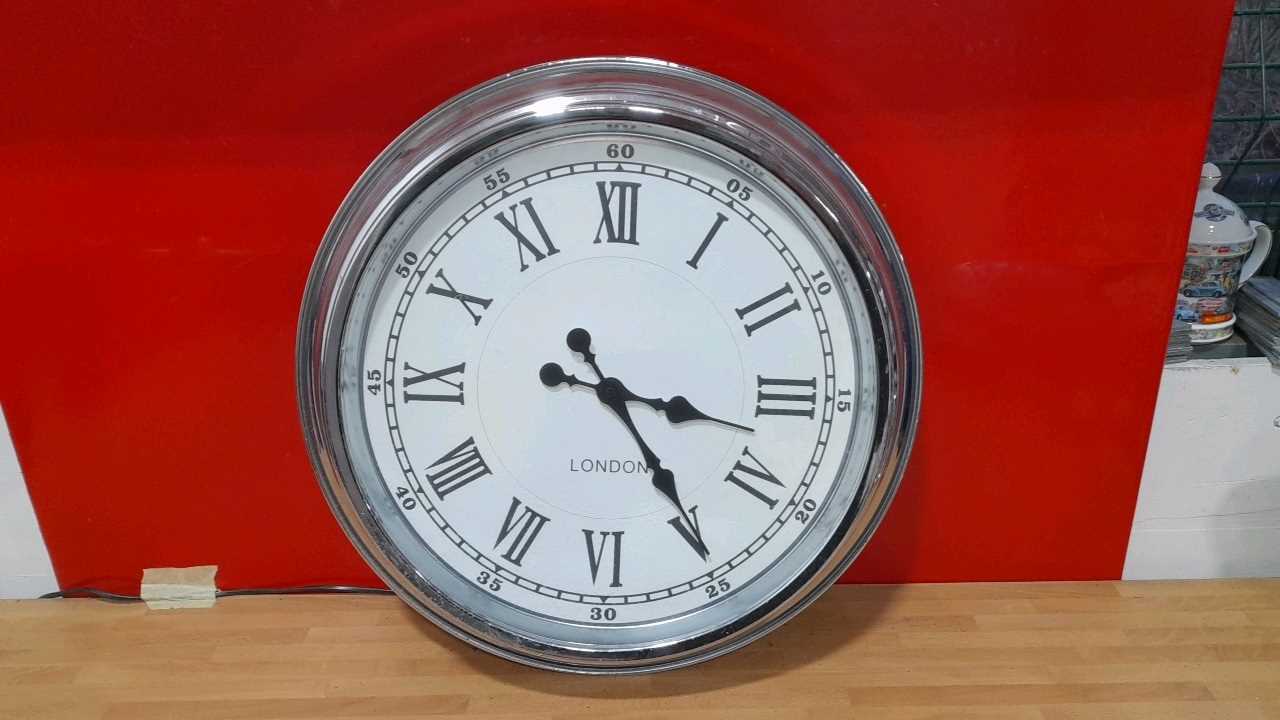 Lot 447 - LONDON CLOCK 17" DIA
