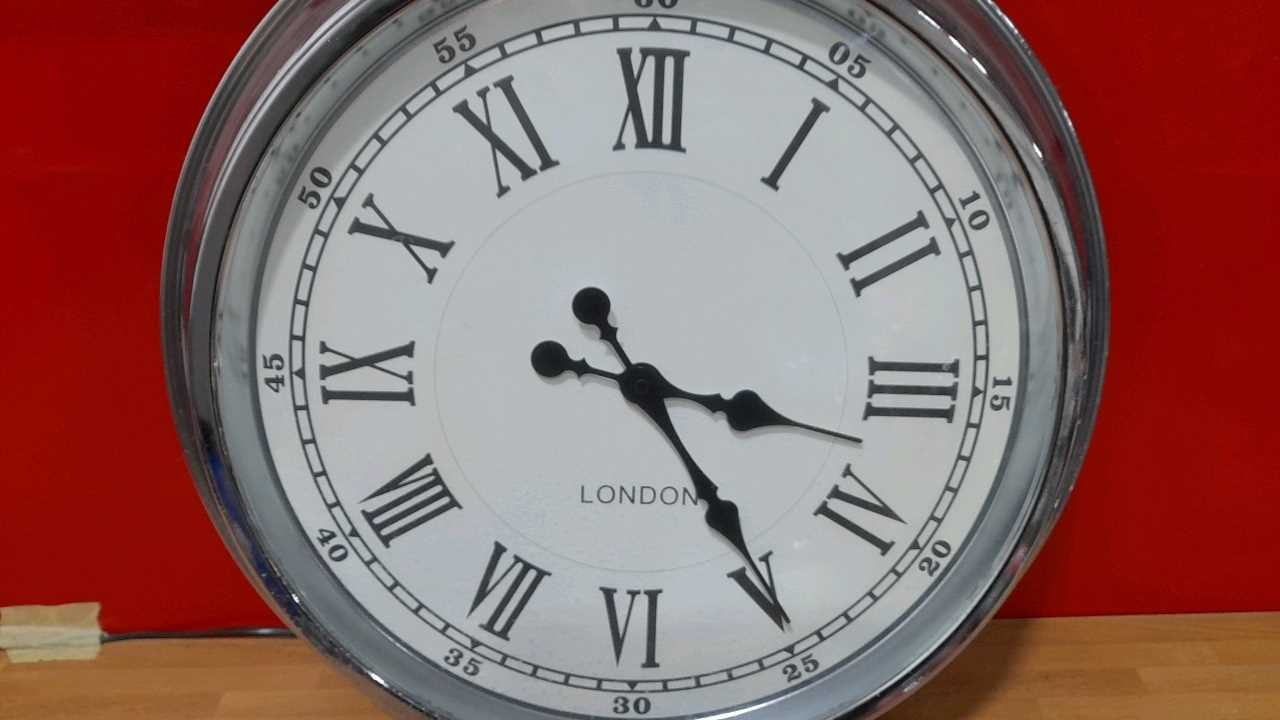 Lot 447 - LONDON STYLE CLOCK 17" DIA