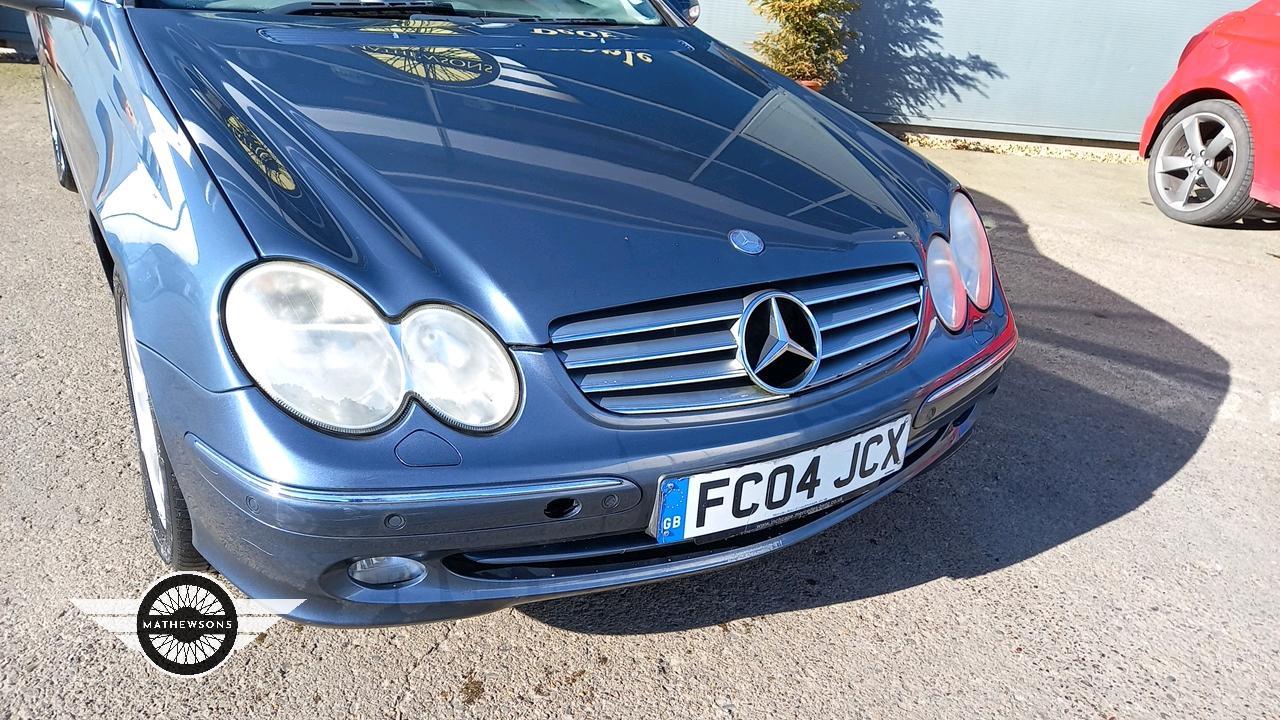 Lot 576 - 2004 MERCEDES CLK 240 ELEGANCE AUTO