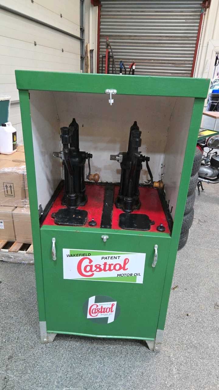 Lot 311 - WAKEFIELD CASTROL MOTOR OIL CABINET