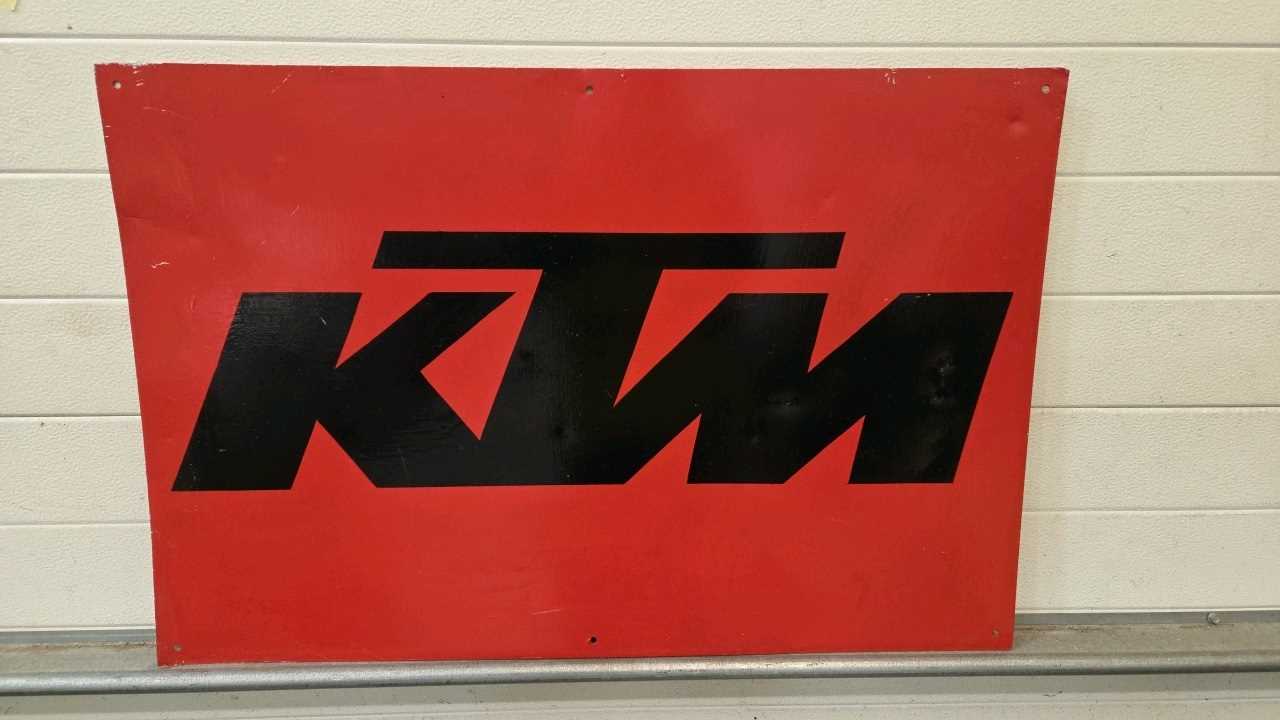 Lot 861 - KTM METAL SIGN 36" X 24"