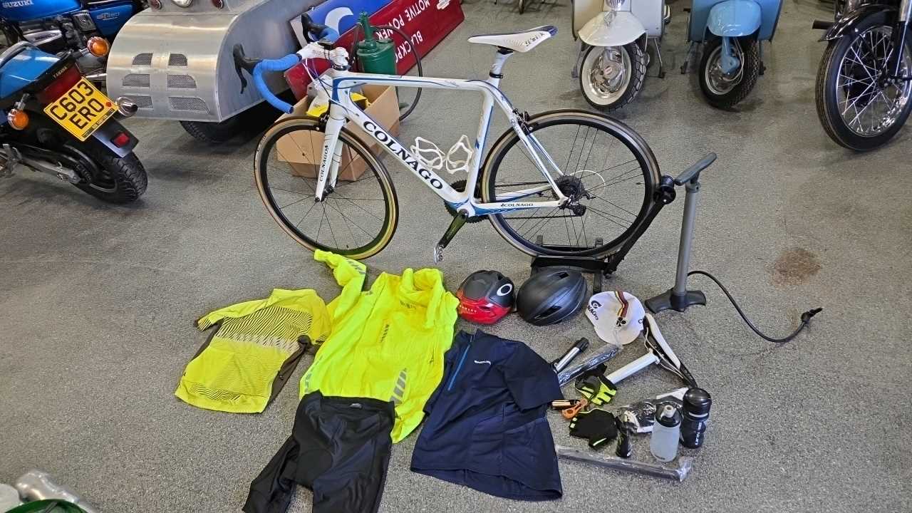 Lot 361 - COLNAGO M10 TRACK PRACTICE BIKE 54CM FRAME