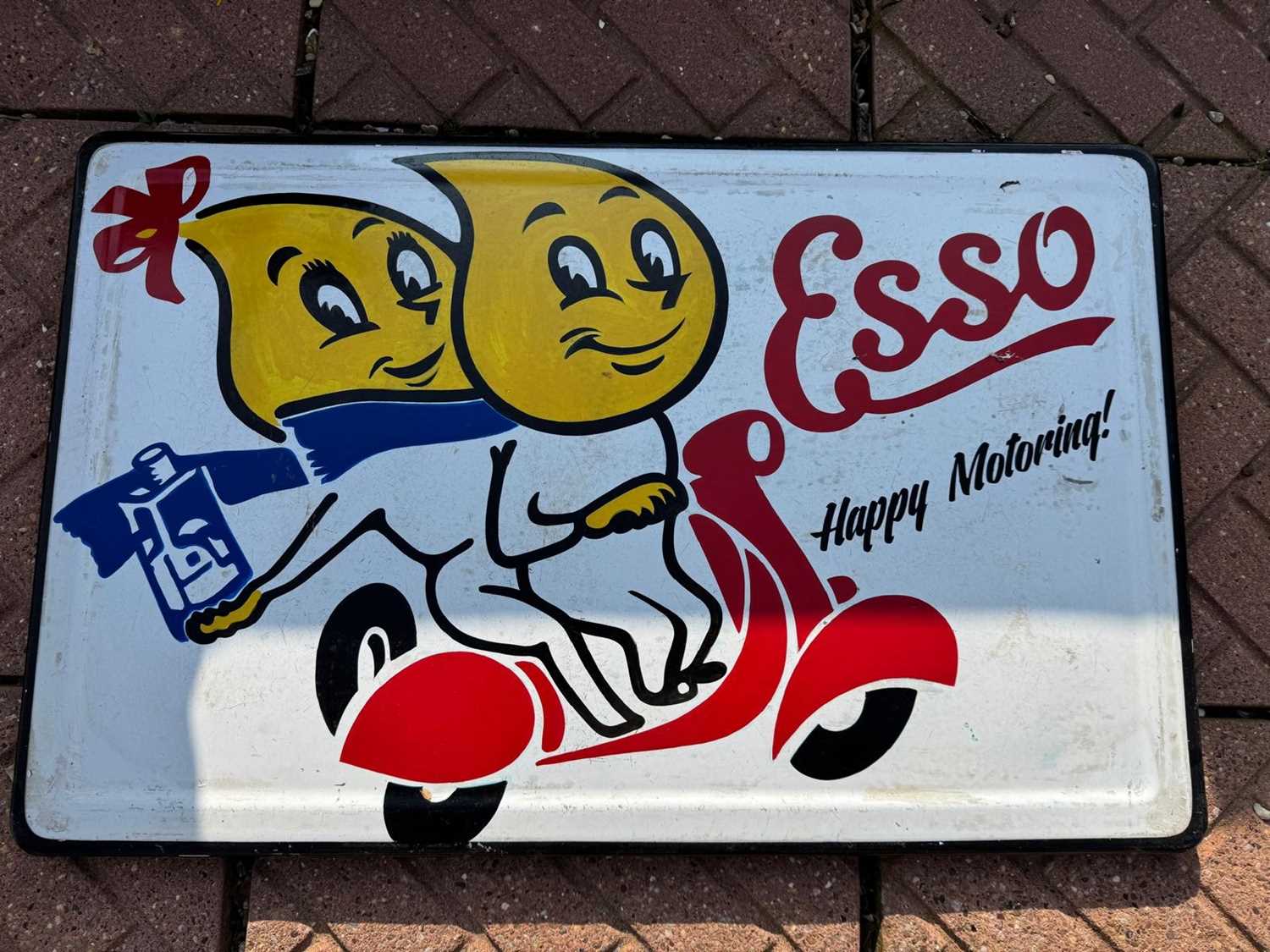 Lot 11 - MR & MRS DRIP ESSO ENAMEL SIGN 33" X 21"