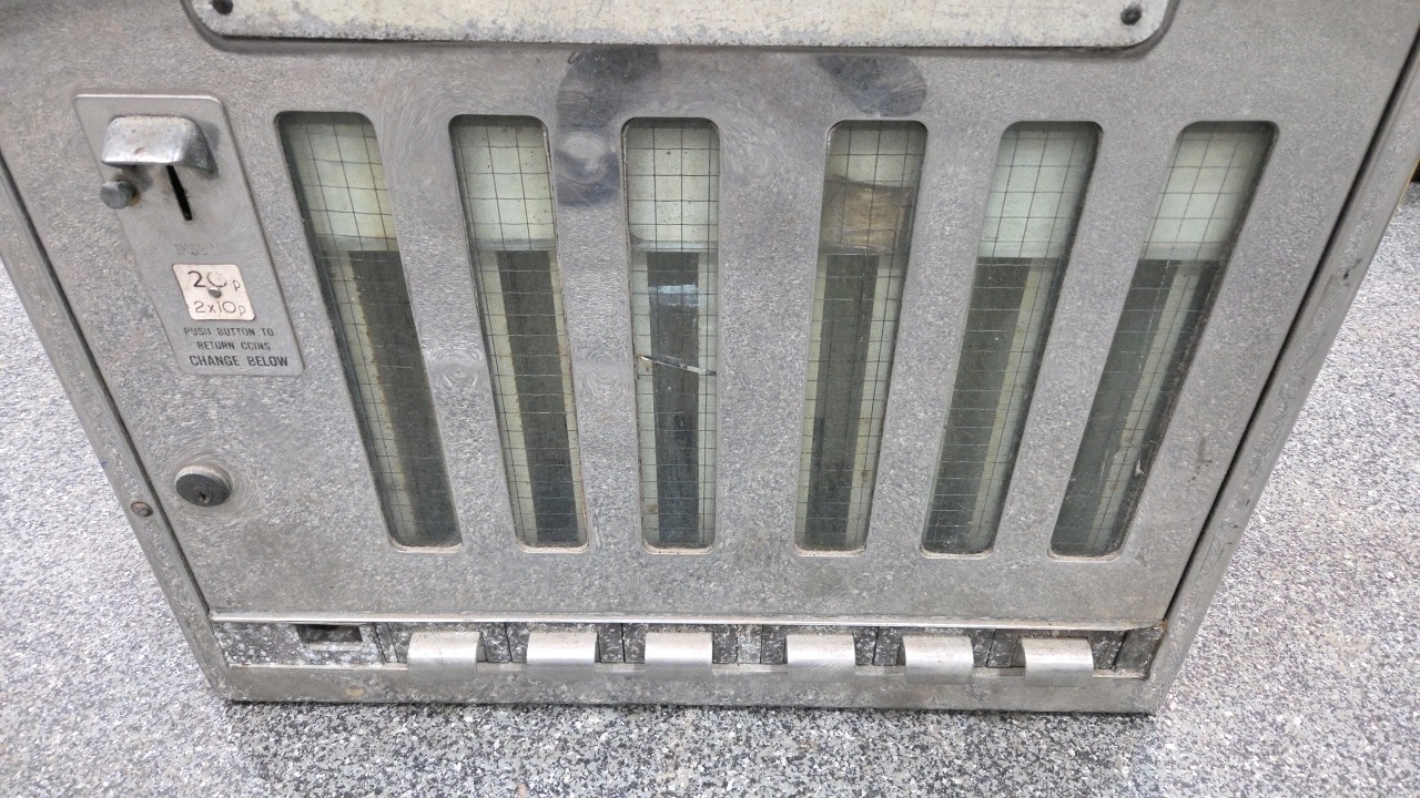 Lot 581 - EMBASSY WALL MOUNTED CIGARETTE MACHINE