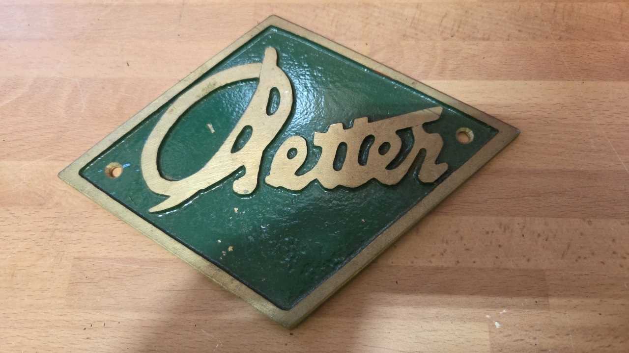 Lot 99 - BOX OF BRASS ENGINE PLAQUES