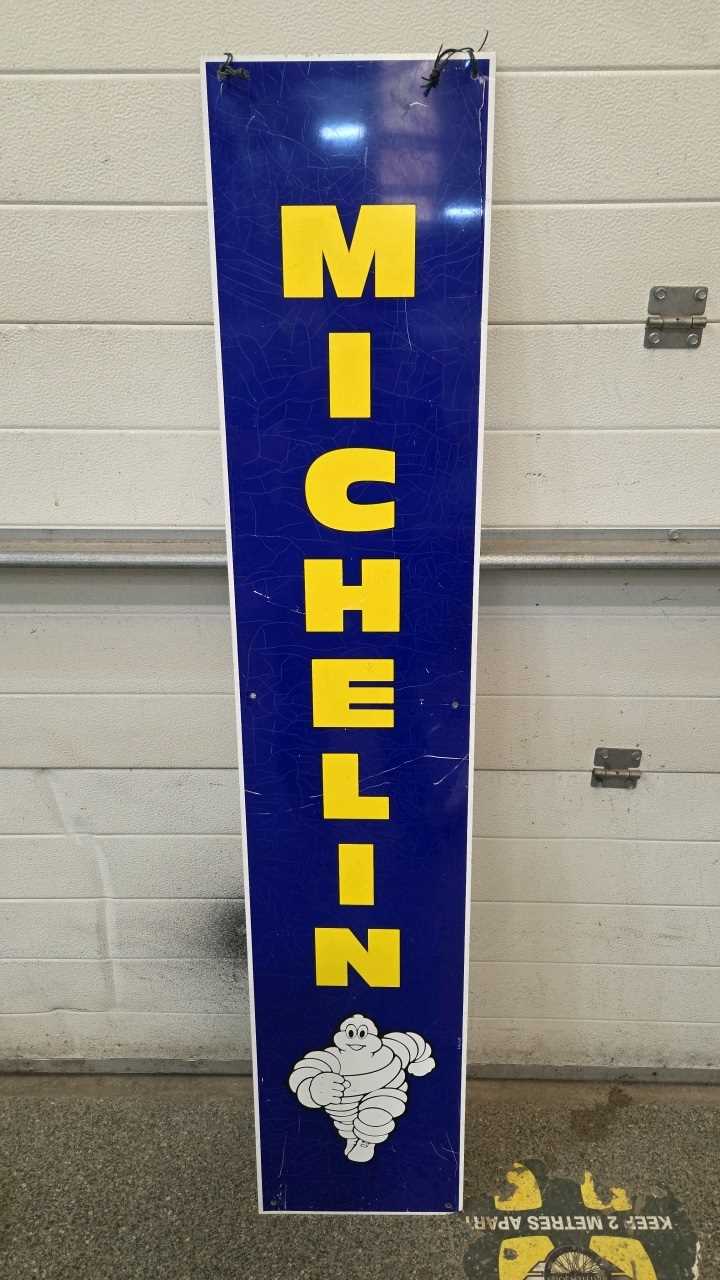 Lot 707 - MICHELIN TIN SIGN 60" X 12"