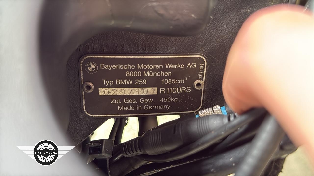 Lot 138 - 1994 BMW R1100RS