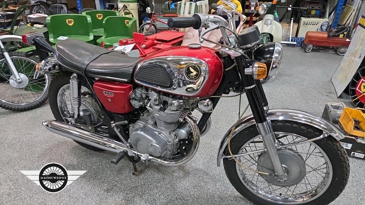 Lot 458 - 1968 HONDA CB450K1