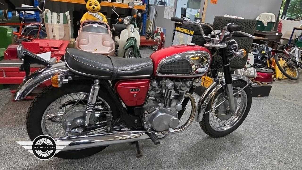 Lot 458 - 1968 HONDA CB450K1