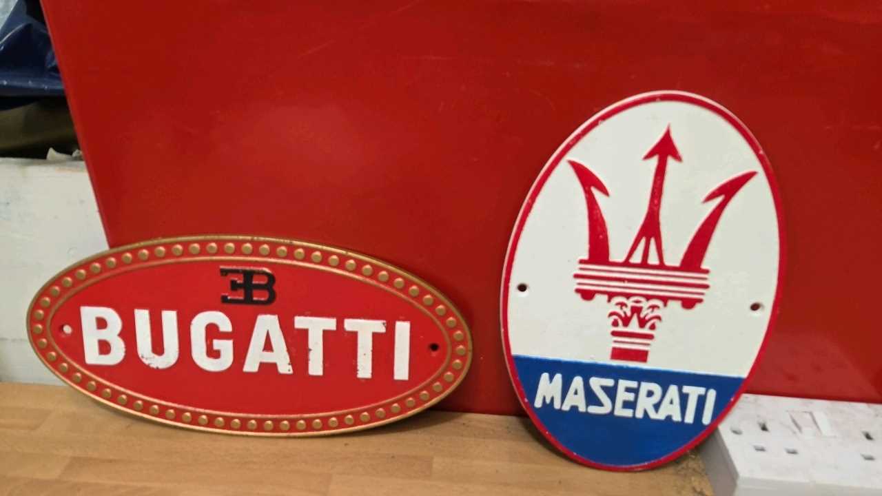 Lot 155 - SET OF 4 CAST IRON SIGNS