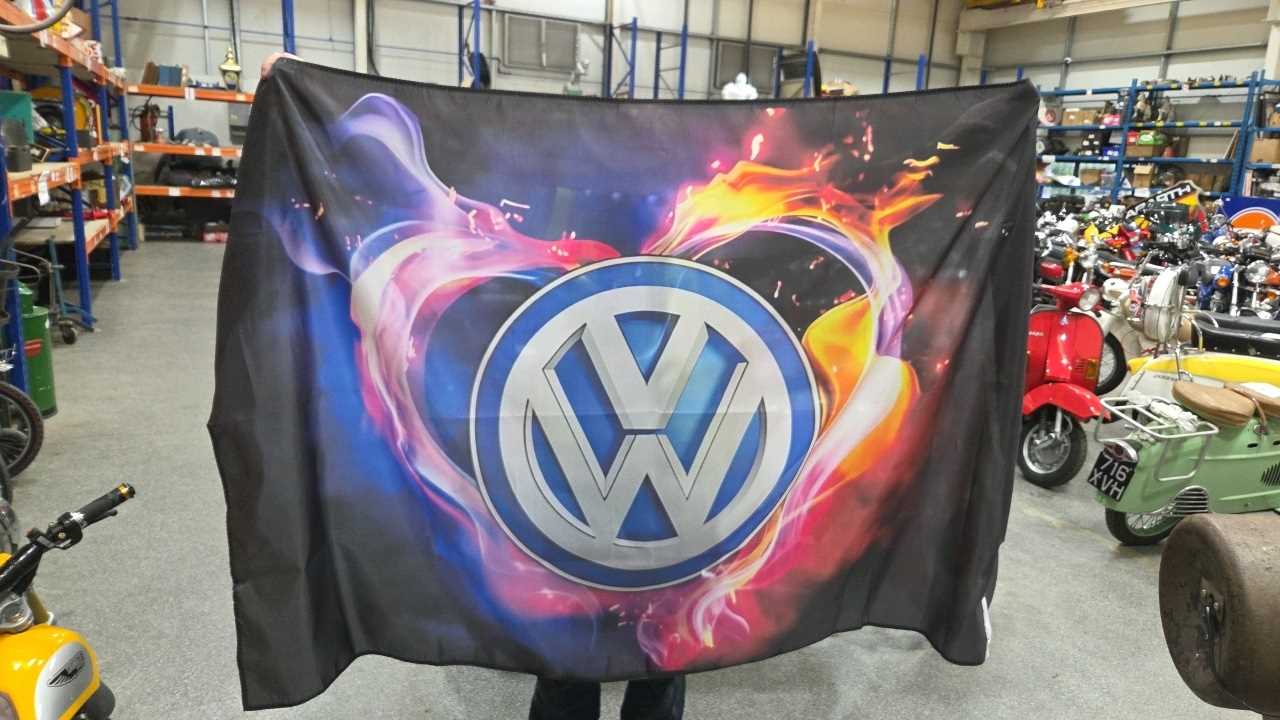 Lot 503 - VW DOUBLE SIDED FLAG 66" X 46"