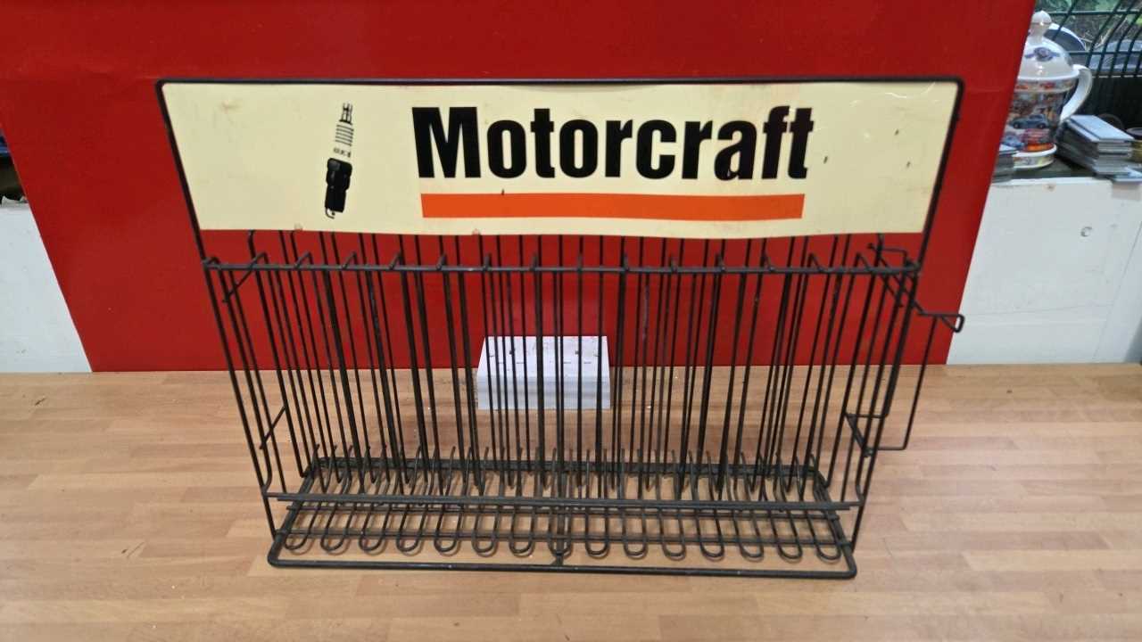 Lot 887 - MOTORCRAFT SPARK PLUG RACK