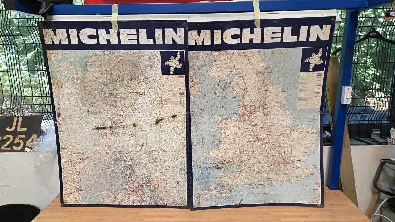 Lot 731 - 2 TIN MICHELIN MAPS
