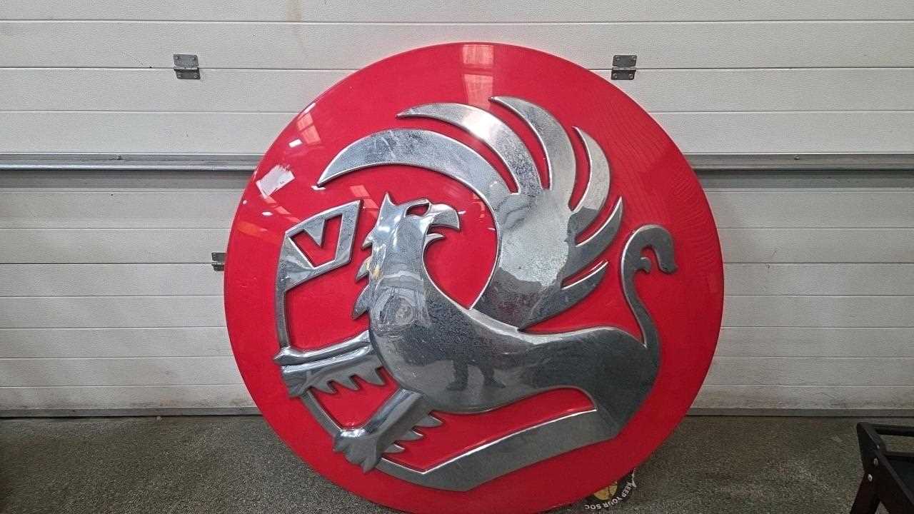Lot 701 - LARGE VAUXHALL DEALER SIGN 53" DIA