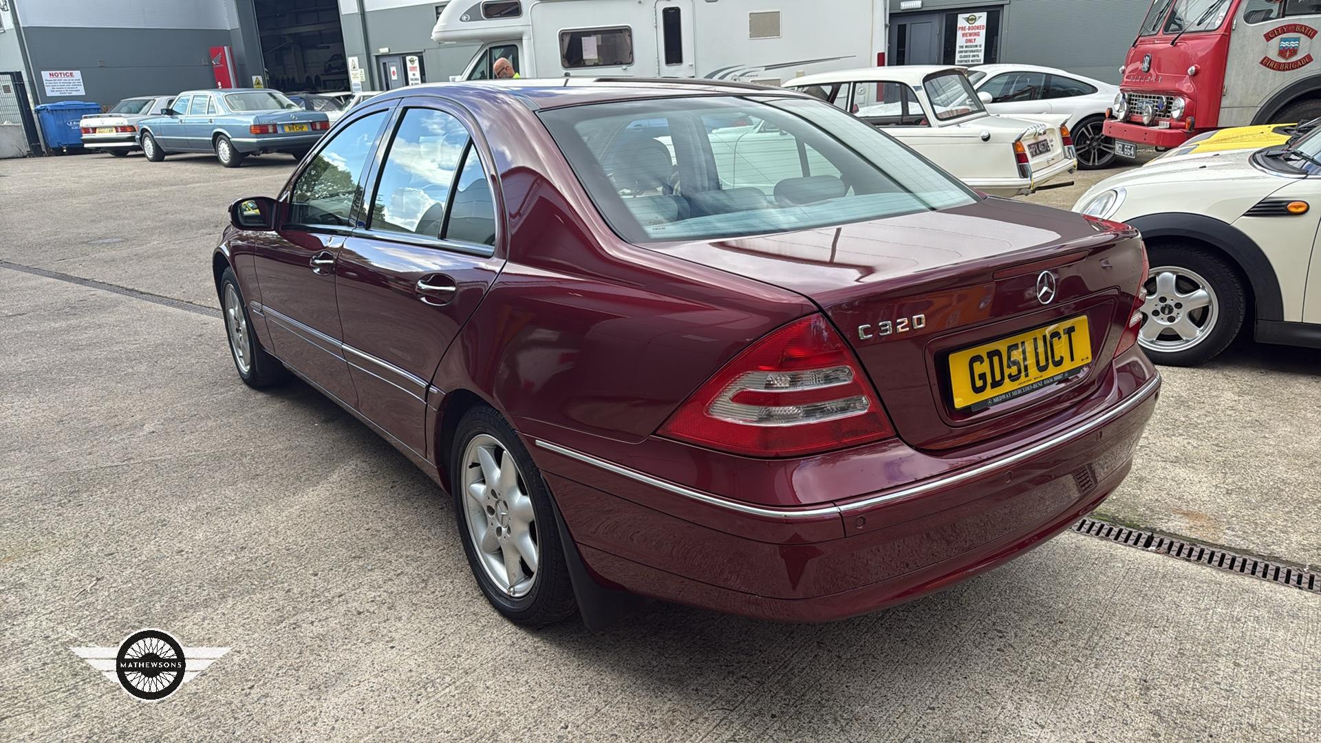 Lot 550 - 2001 MERCEDES C320 ELEGANCE AUTO