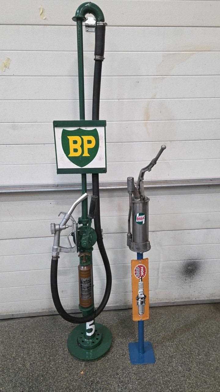 Lot 789 - VINTAGE STYLE BP & CASTROL PUMPS