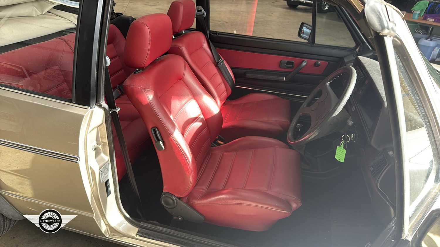 Lot 648 - 1987 VOLKSWAGEN GOLF CABRIO GL