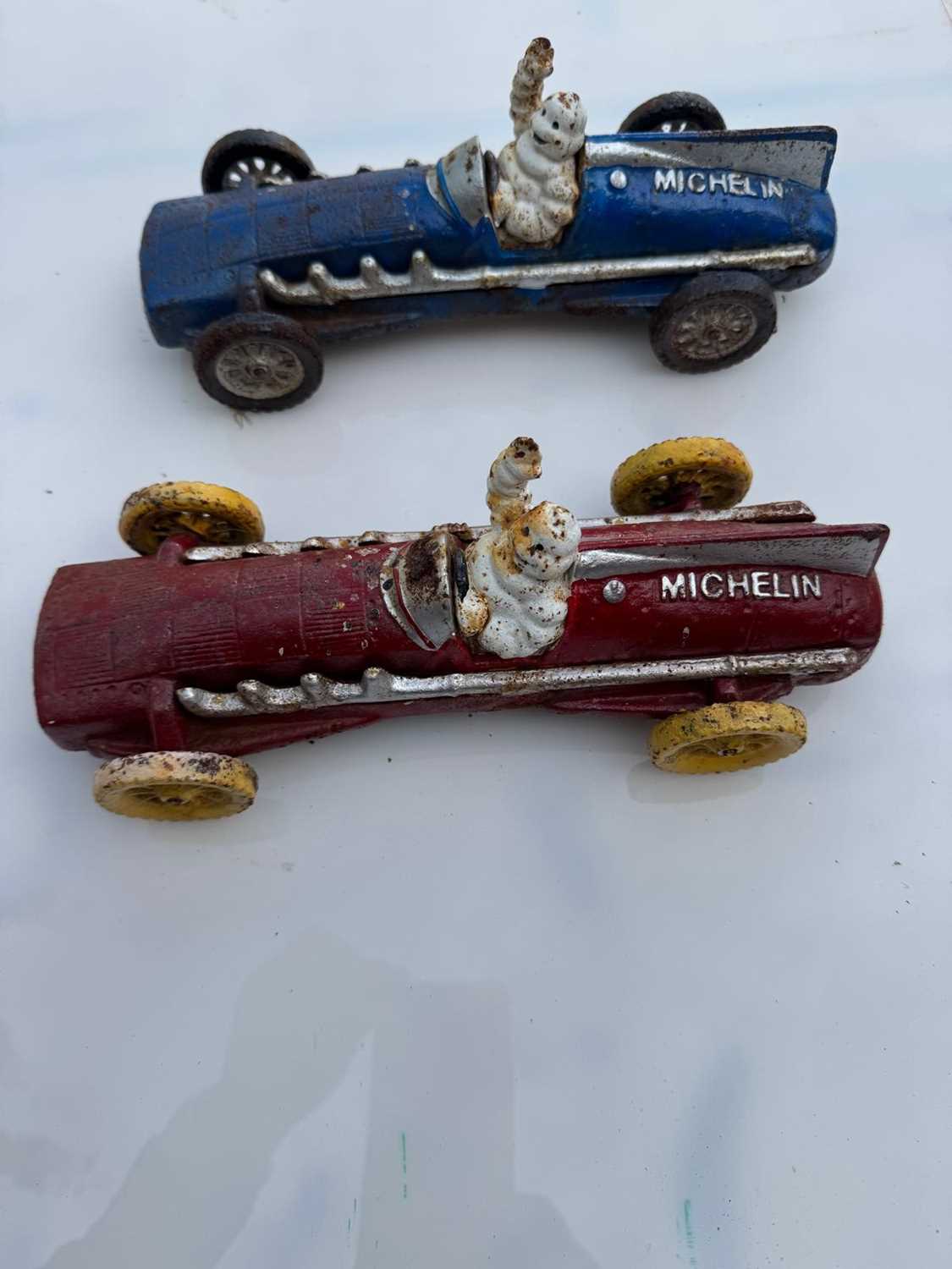 Lot 93 - PAIR OF MICHELIN RACING CARS