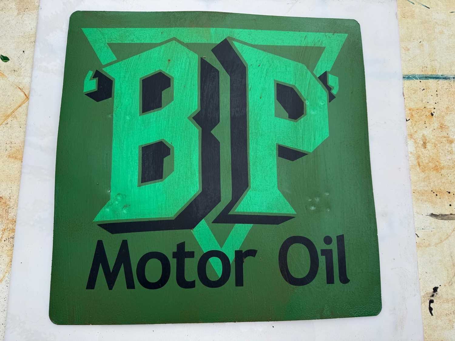 Lot 645 - BP MOTOR OIL SIGN 22" X 22"