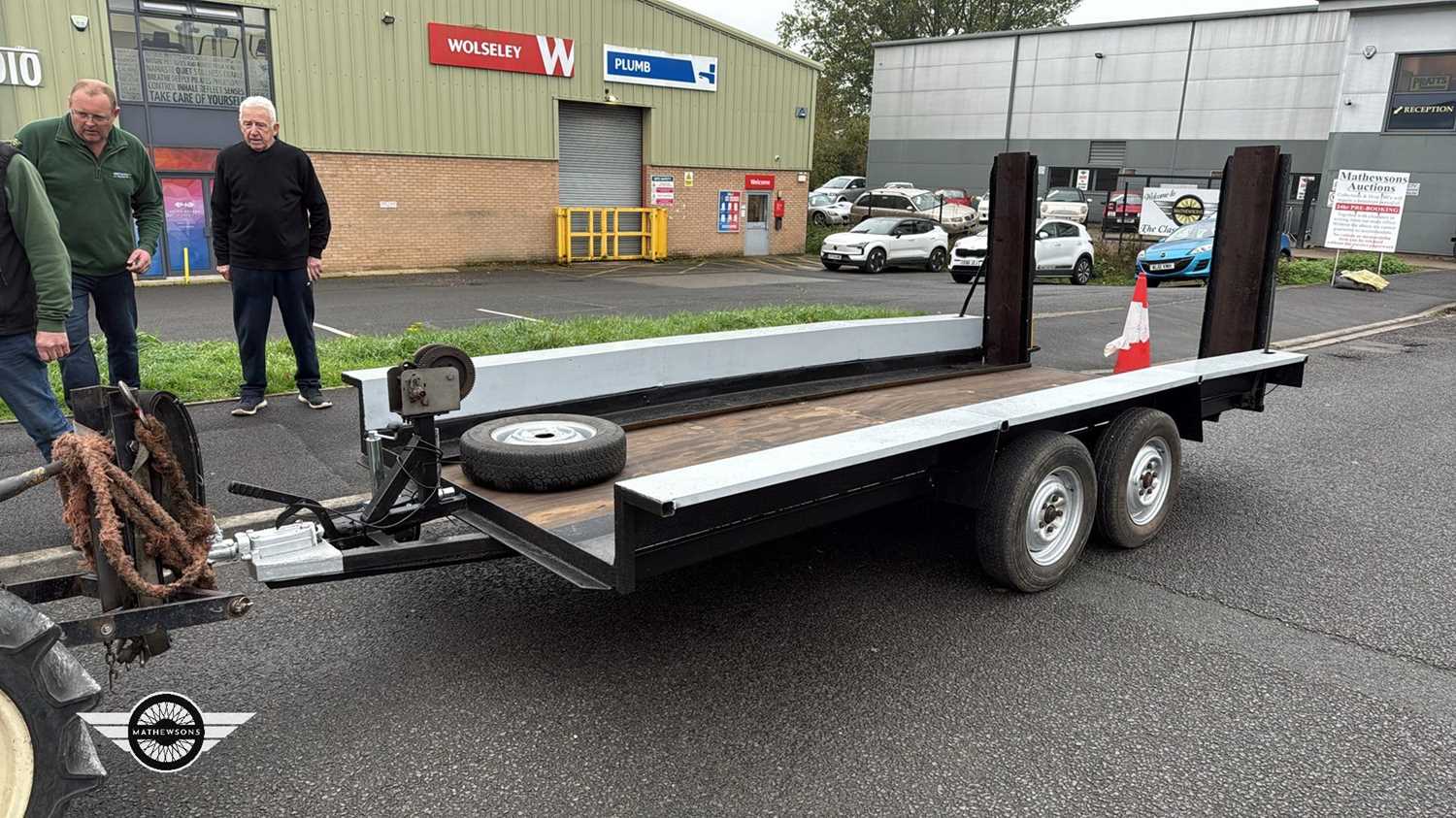 Lot 272 - CAR TRANSPORTER TRAILER