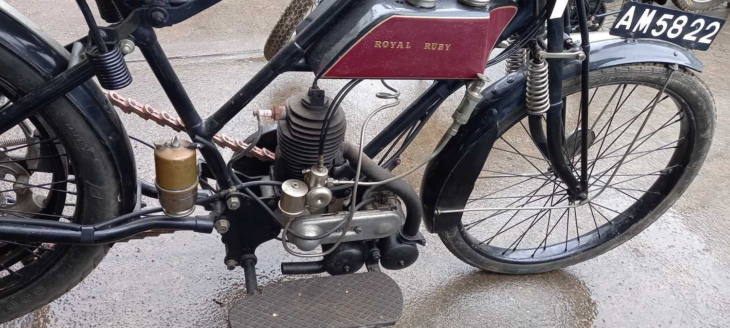 Lot 301 - 1921 ROYAL RUBY MOTORCYCLE