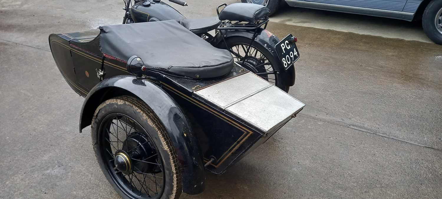 Lot 308 - 1930 RUDGE-WHITWORTH CYCLE & SIDECAR