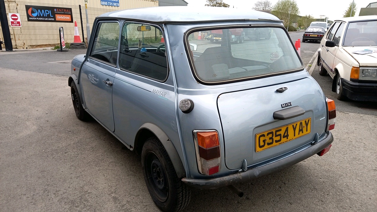 Lot 320 - 1989 ROVER MINI MAYFAIR