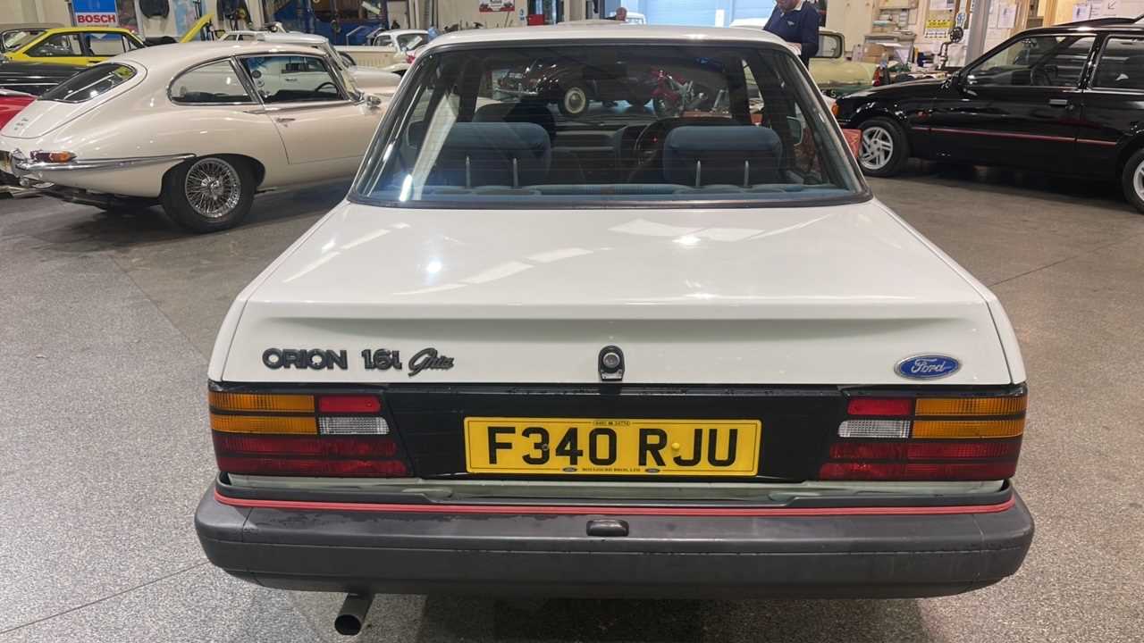 Lot 342 - 1989 FORD ORION INJECTION GHIA