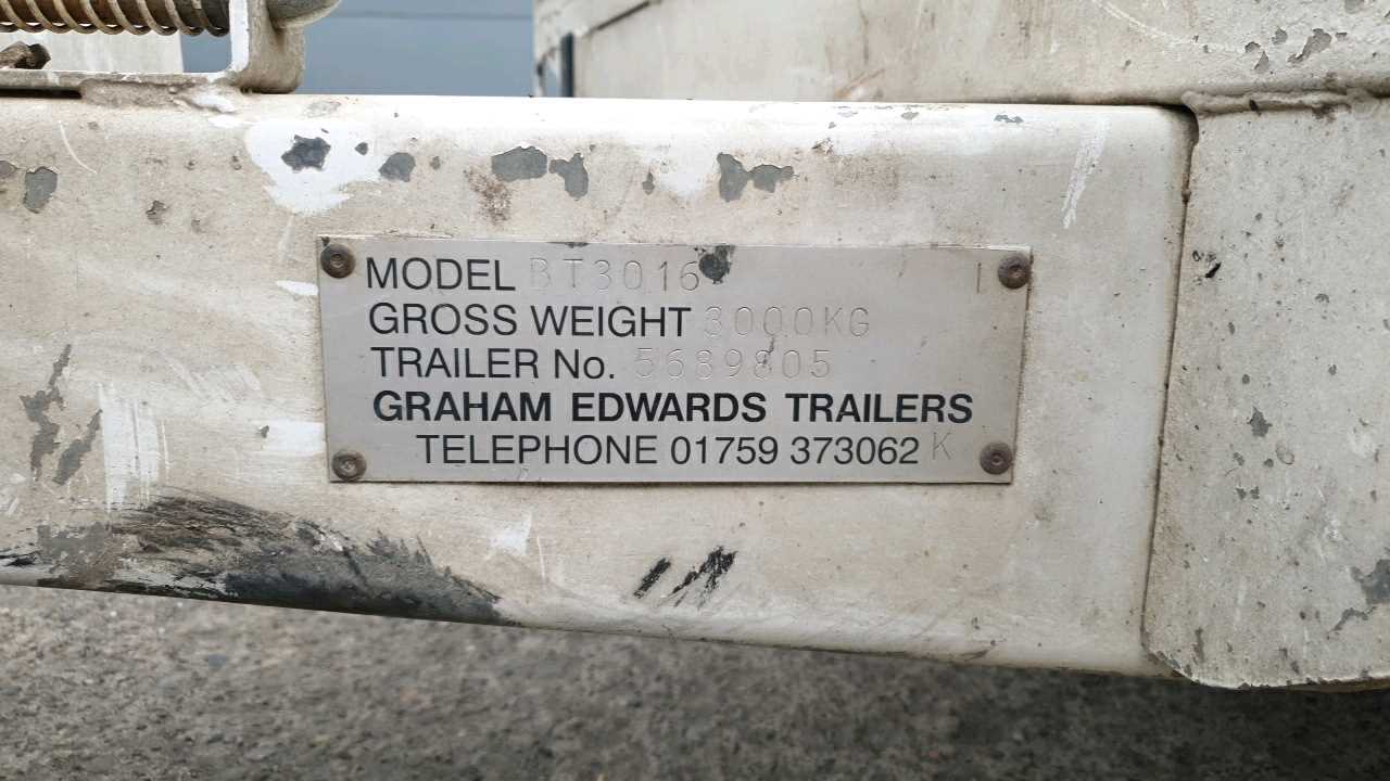 Lot 388 - GRAHAM EDWARDS TRAILER