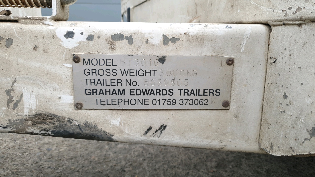 Lot 388 - GRAHAM EDWARDS TRAILER