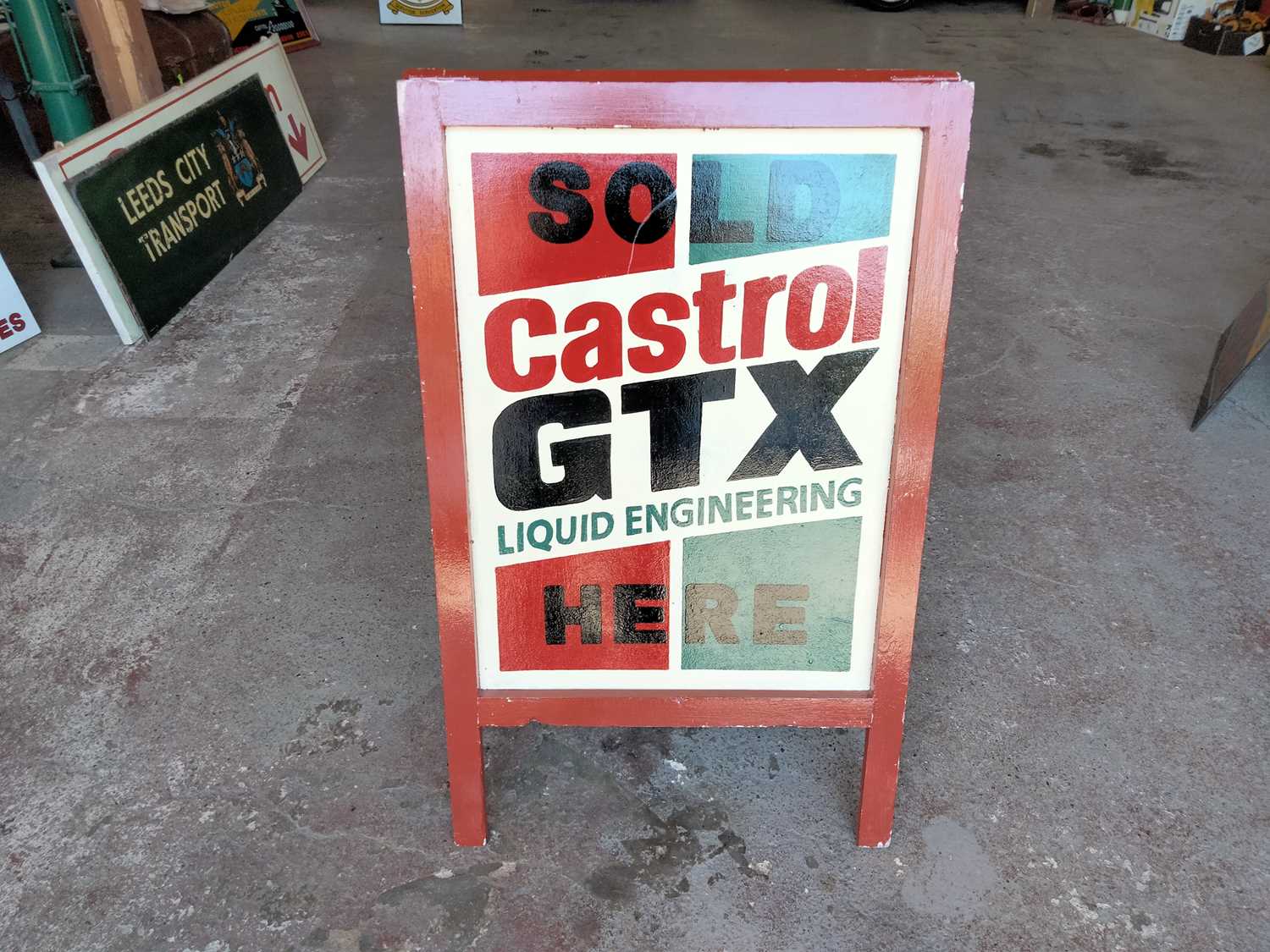 Lot 471 - CASTROL STATIC SIGN BOARD