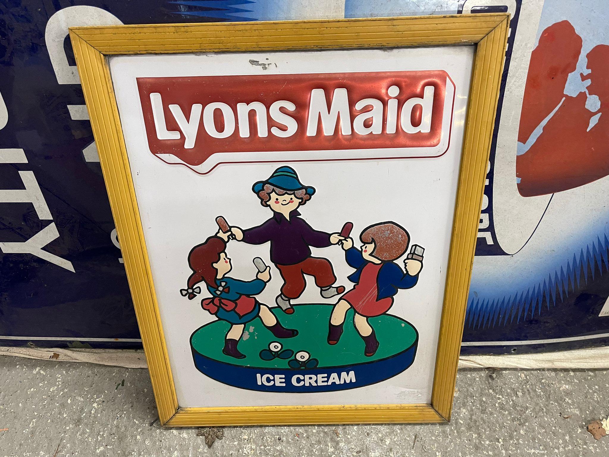 Lot 139 - LYONS MAID SIGN