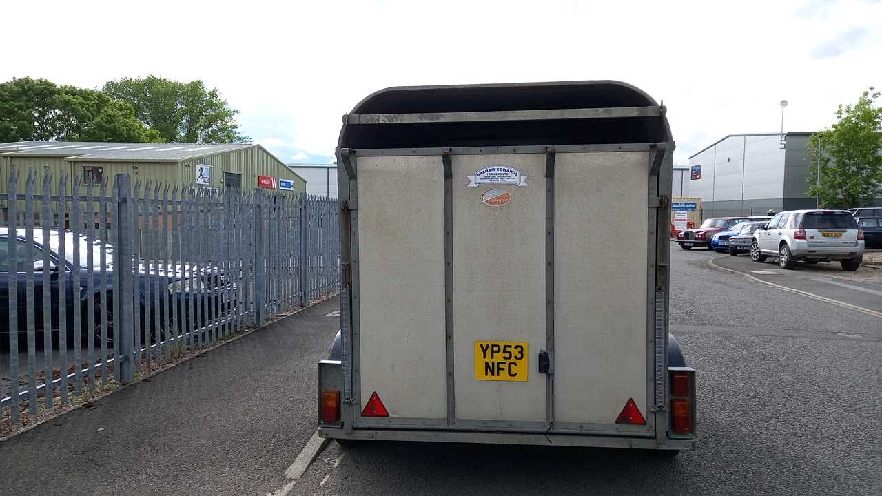 Lot 589 - GRAHAM EDWARDS CATTLE TRAILER