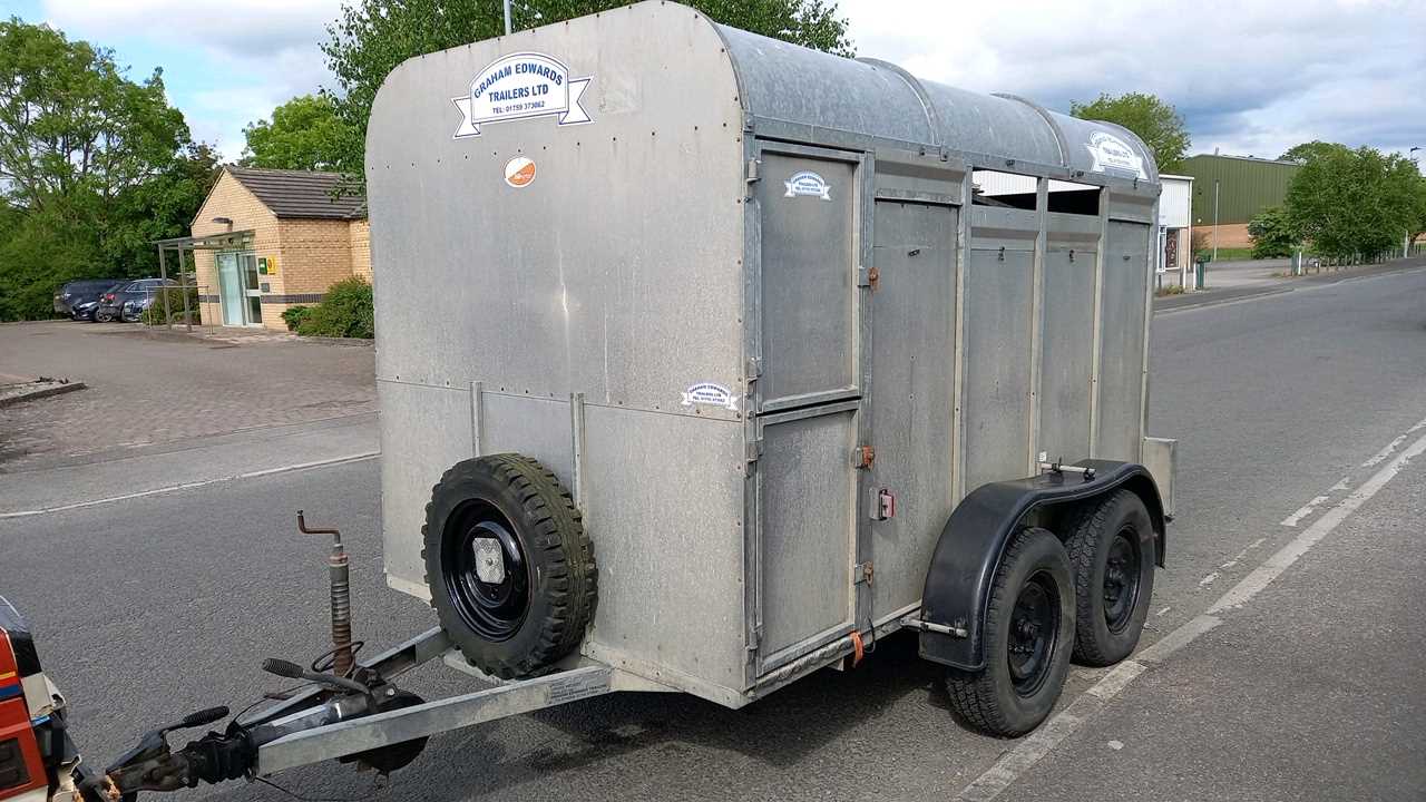 Lot 589 - GRAHAM EDWARDS CATTLE TRAILER