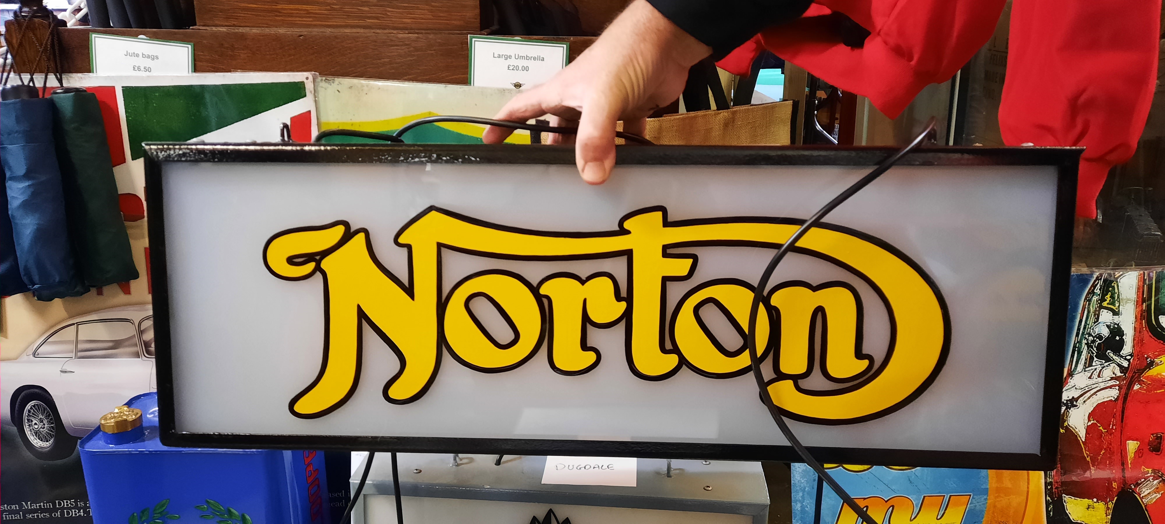 Lot 26 - NORTON ILLUMINATED SIGN