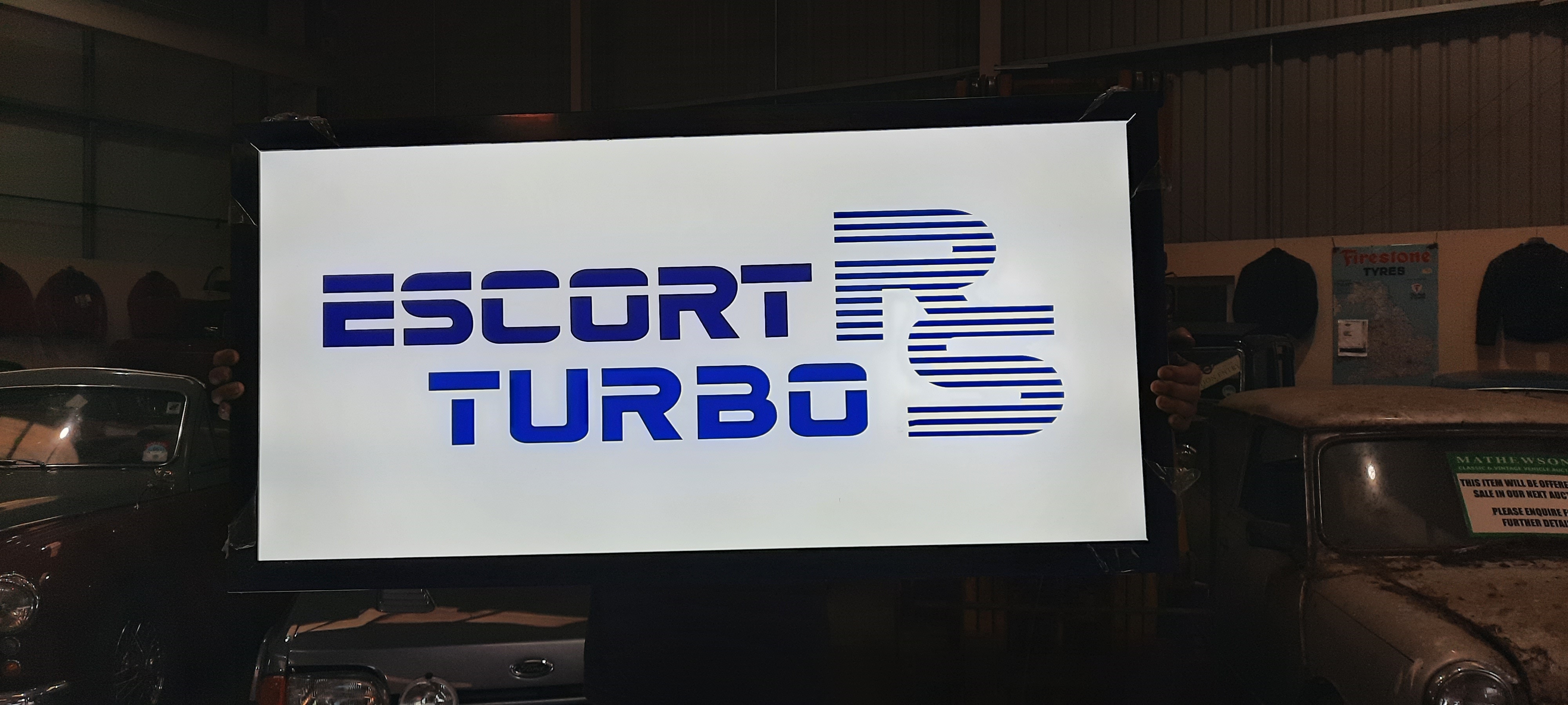 Lot 397 - ESCORT RS TURBO LIGHTBOX
