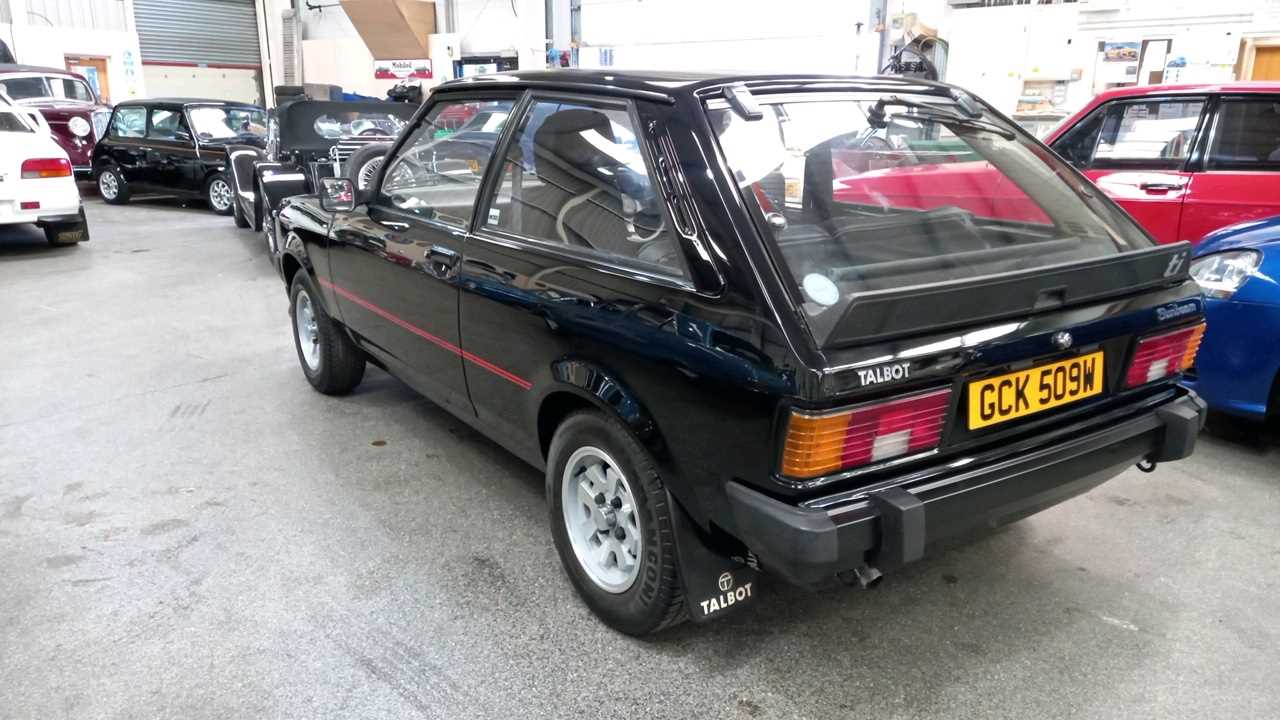 Lot 18 - 1981 TALBOT SUNBEAM TI