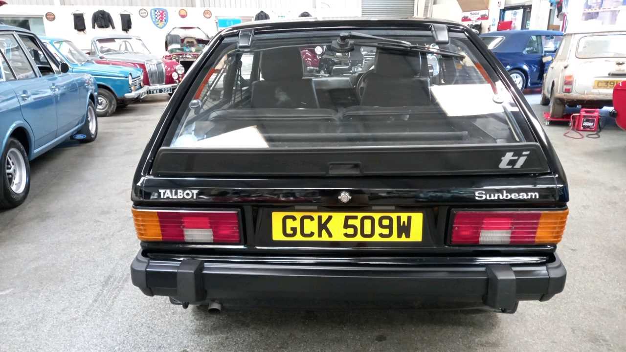 Lot 18 - 1981 TALBOT SUNBEAM TI