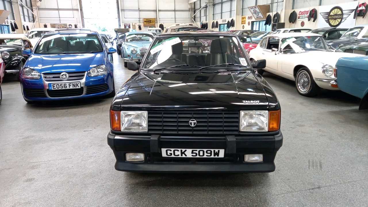 Lot 18 - 1981 TALBOT SUNBEAM TI