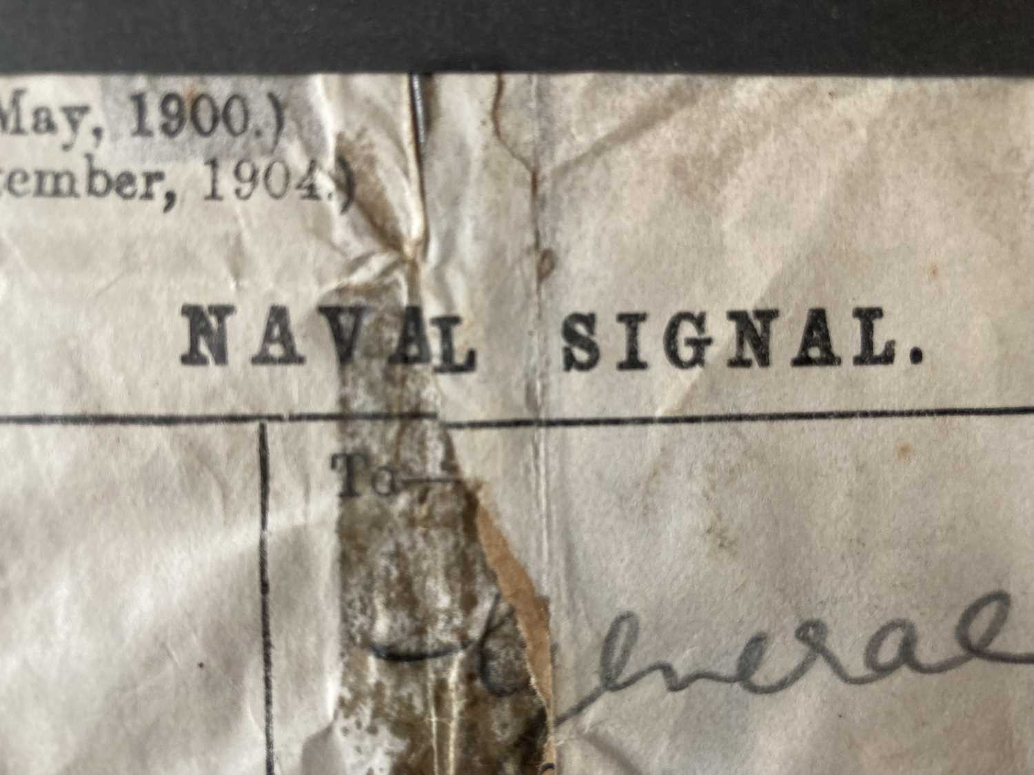 Lot 322 - TITANIC TELEGRAM