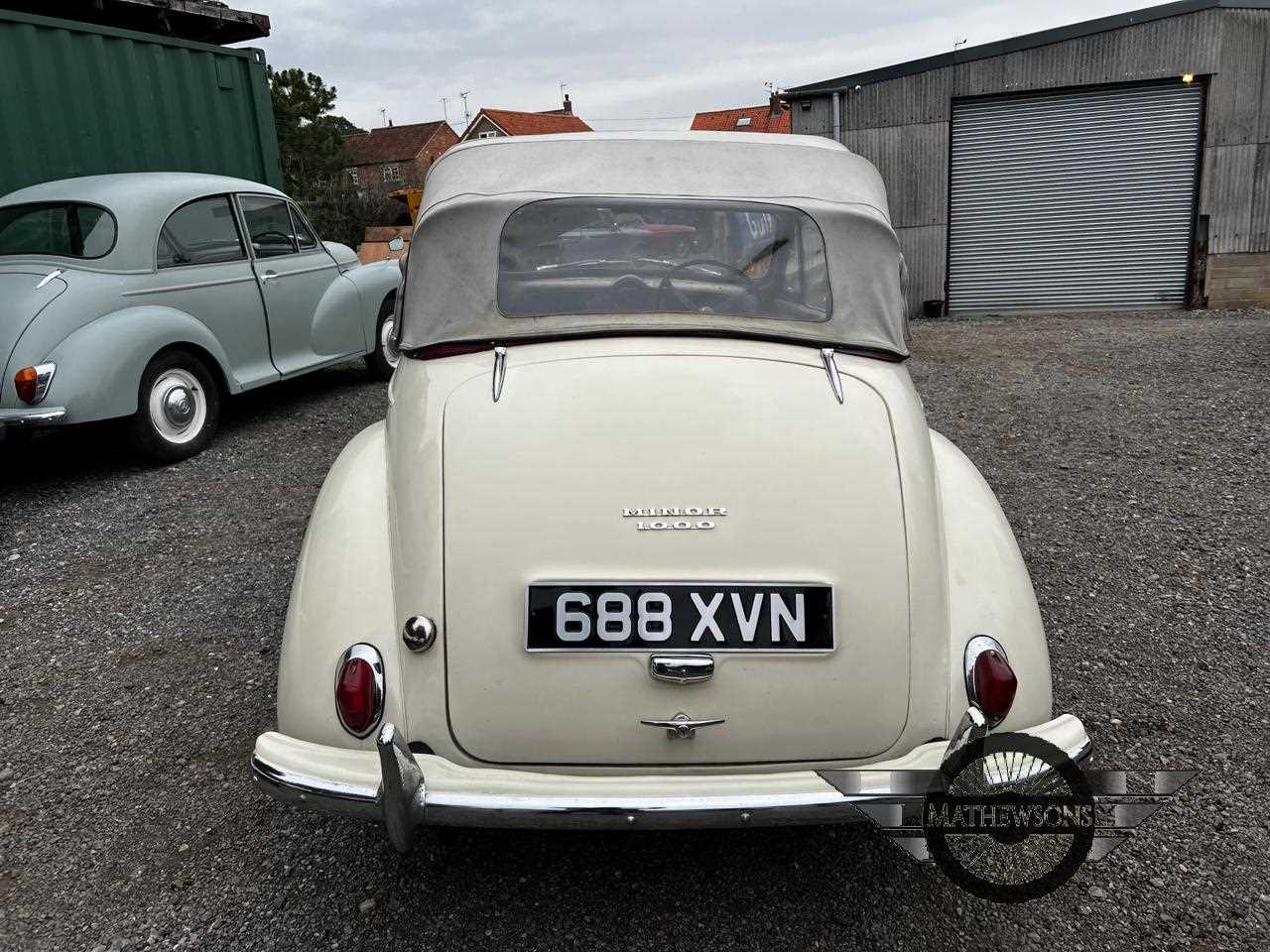 Lot 162 - 1958 MORRIS MINOR