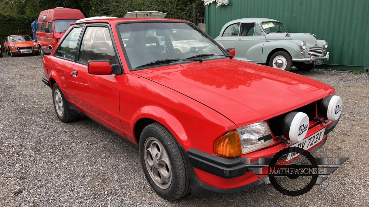 Lot 240 - 1982 FORD ESCORT XR3